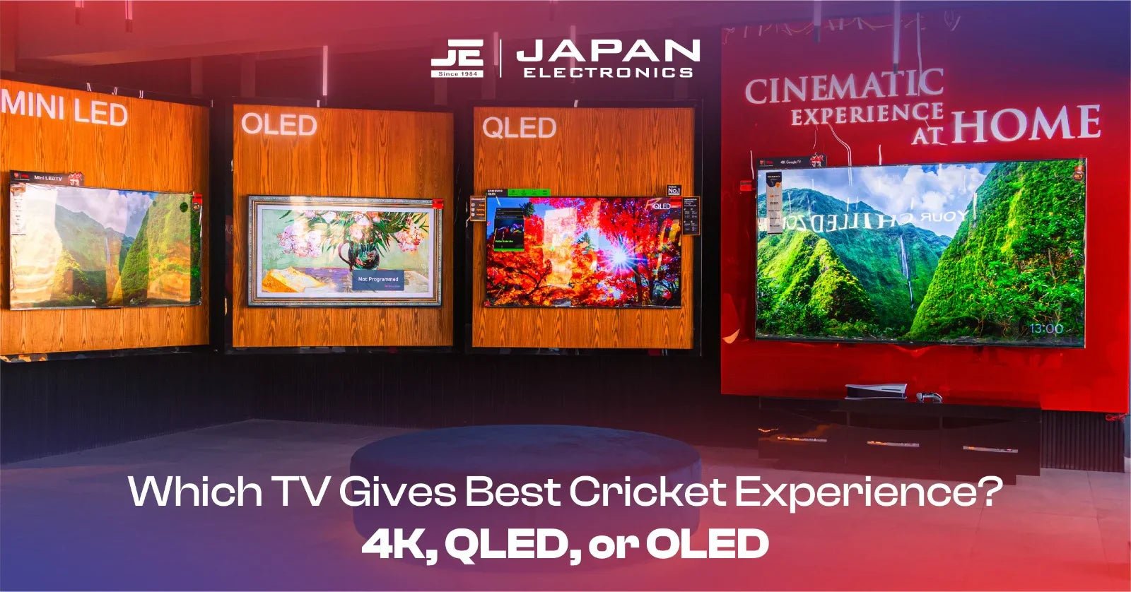 Which TV Gives the Best Cricket Experience? 4K, QLED, or OLED