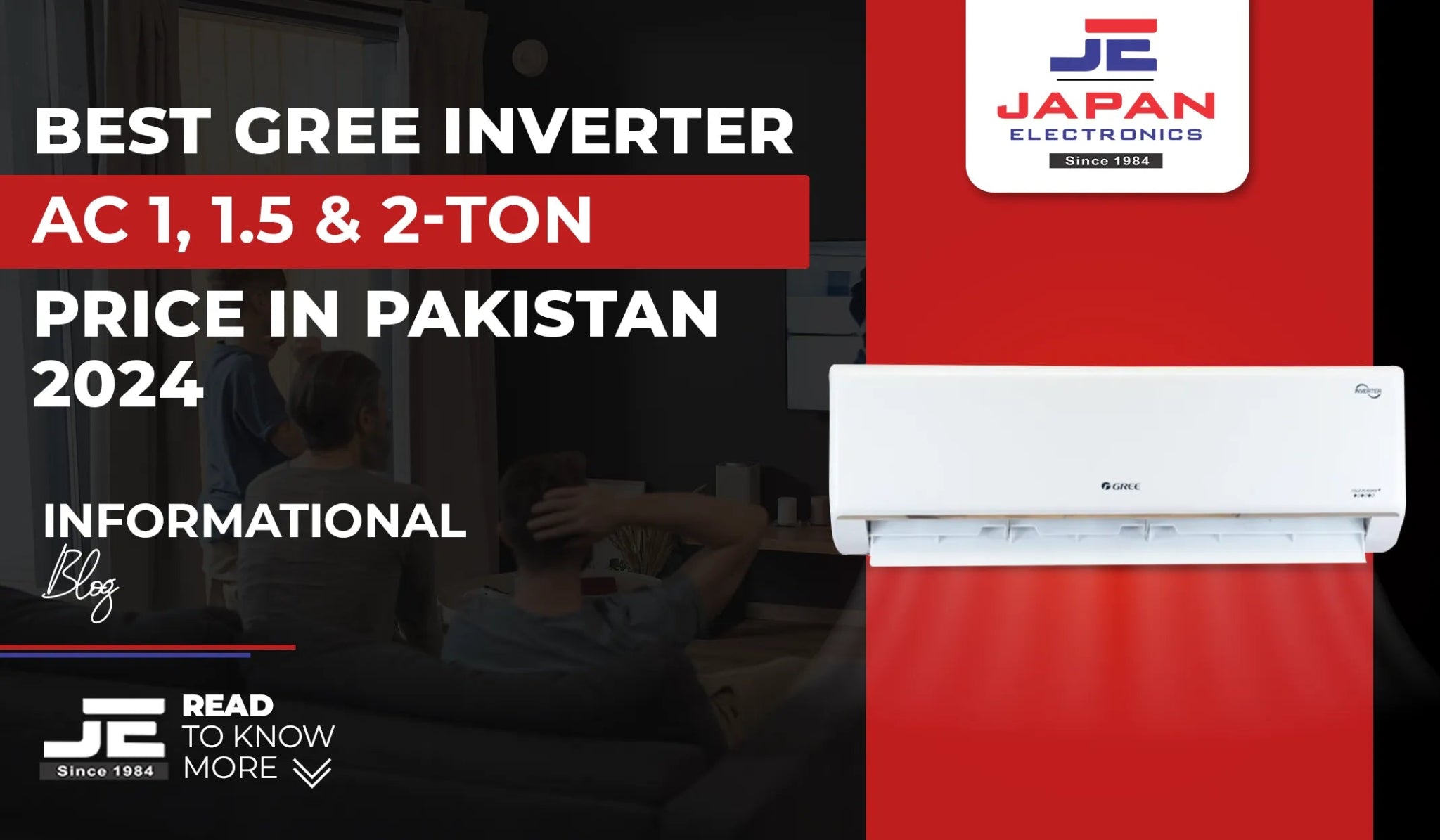 Best Gree inverter AC 1, 1.5 & 2-ton price in Pakistan 2024