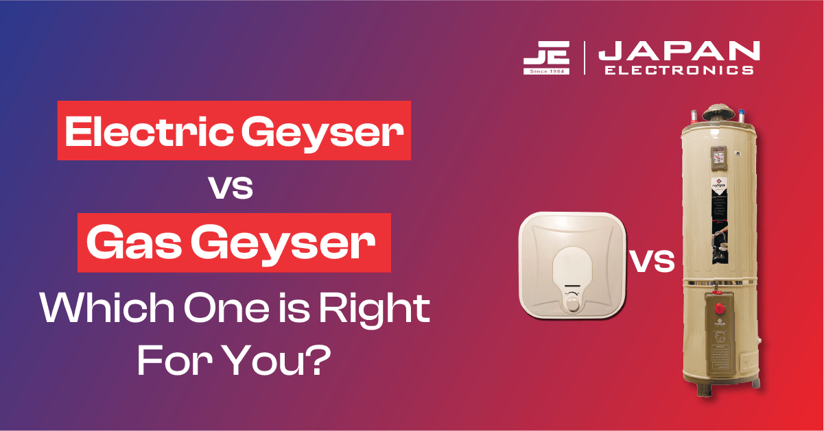 Electric Geyser vs. Gas Geyser: What’s the Difference?