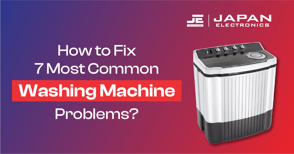 How to Fix 7 Most Common Washing Machine Problems