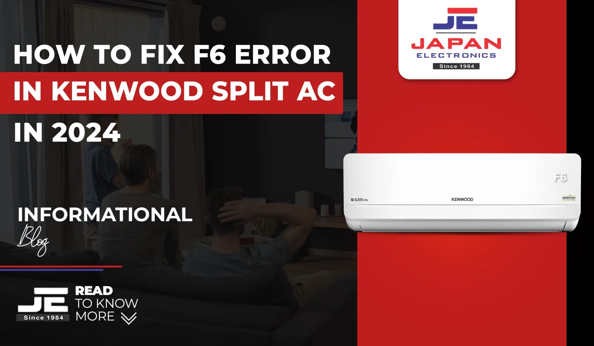 How To Fix F6 Error In Kenwood Split AC In 2024