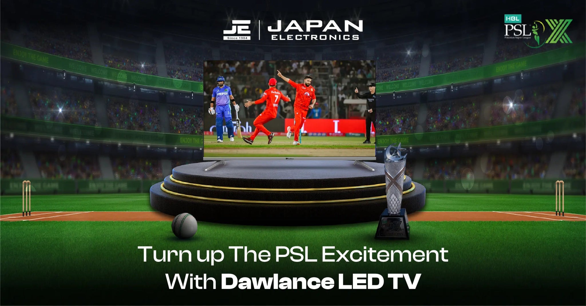 Turn Up the PSL Excitement with Dawlance LED TV