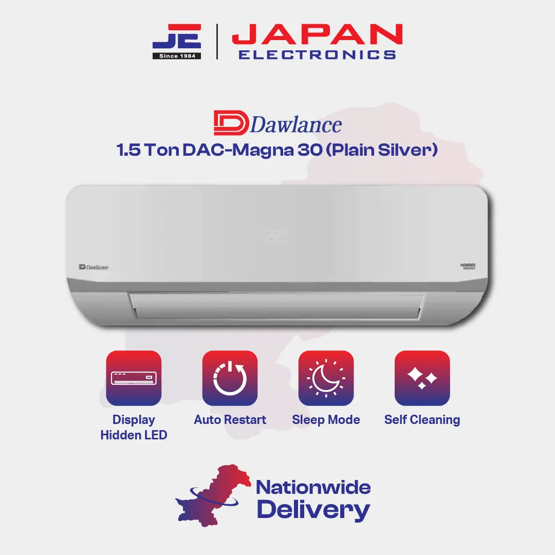 Dawlance Split AC Inverter 1.5 Ton DAC-Magna 30 (Plain Silver) – 1.5 Ton