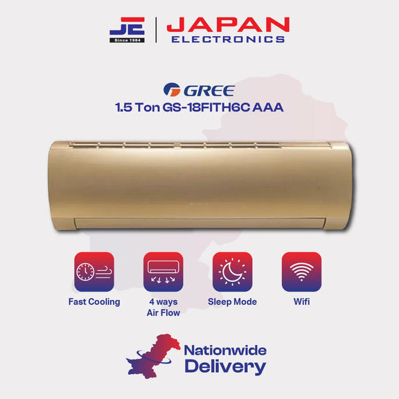 Gree AC Split Inverter 1.5 Ton GS-18FITH6C AAA – 1.5 Ton