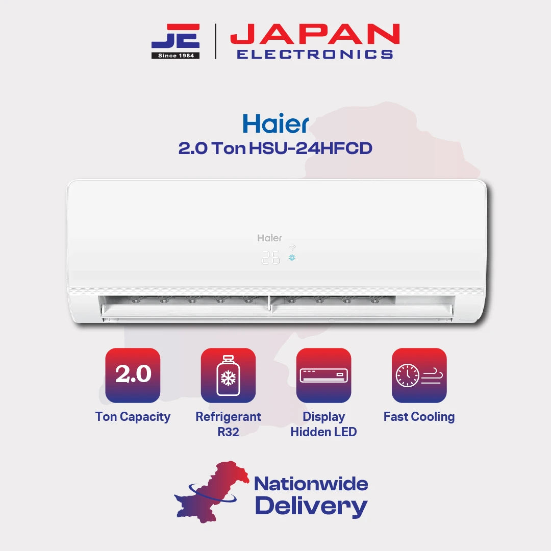 Haier Split AC Inverter 2.0 Ton HSU-24HFCD – 2.0 Ton