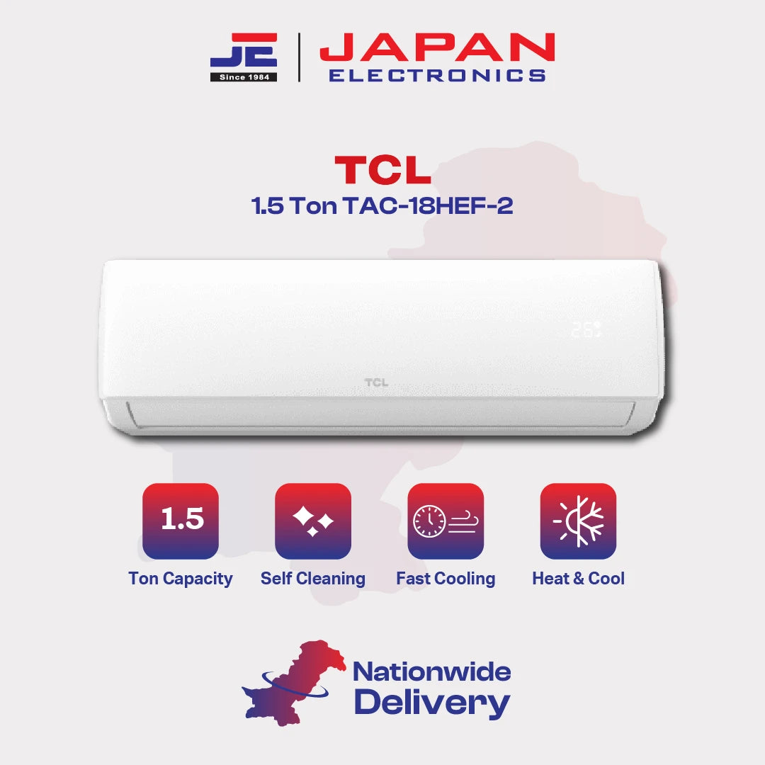 TCL AC 1.5 Ton Split Inverter TAC-18HEF-2 – 1.5 Ton